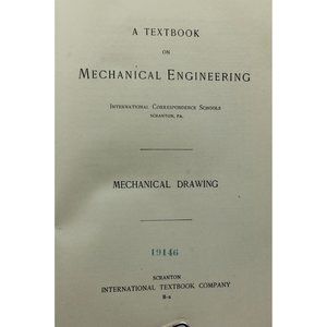 Other | Vintage Mechanical Engineering Drawing Tables Formulas Ics 192 ...